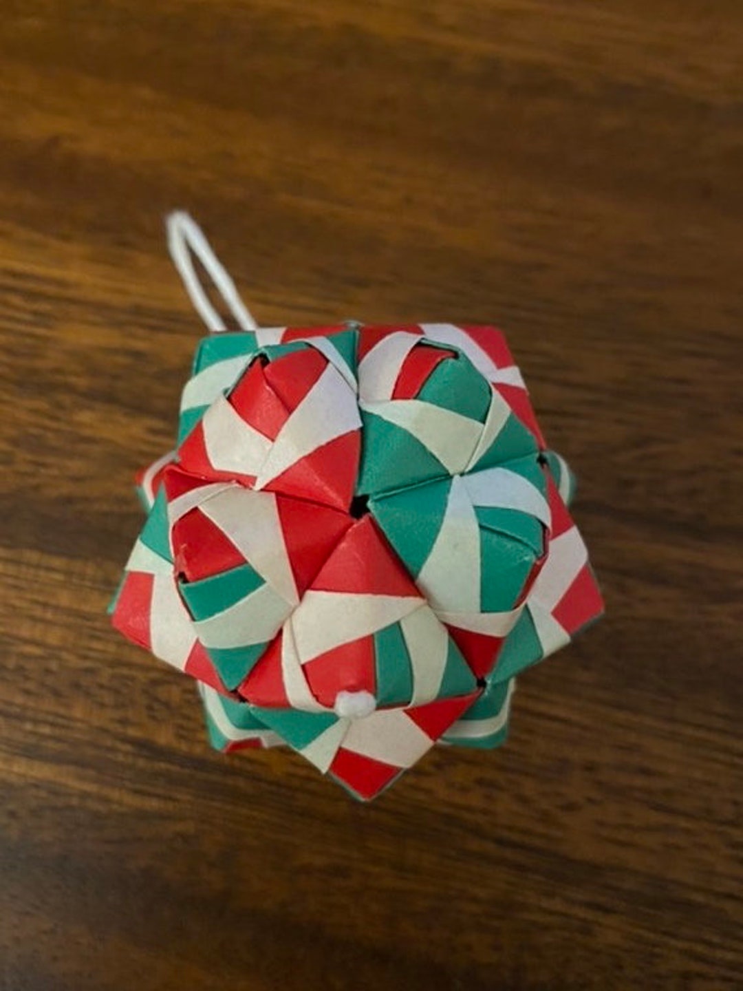 Handmade Modular Origami Kusudama Holiday Ornament - Etsy