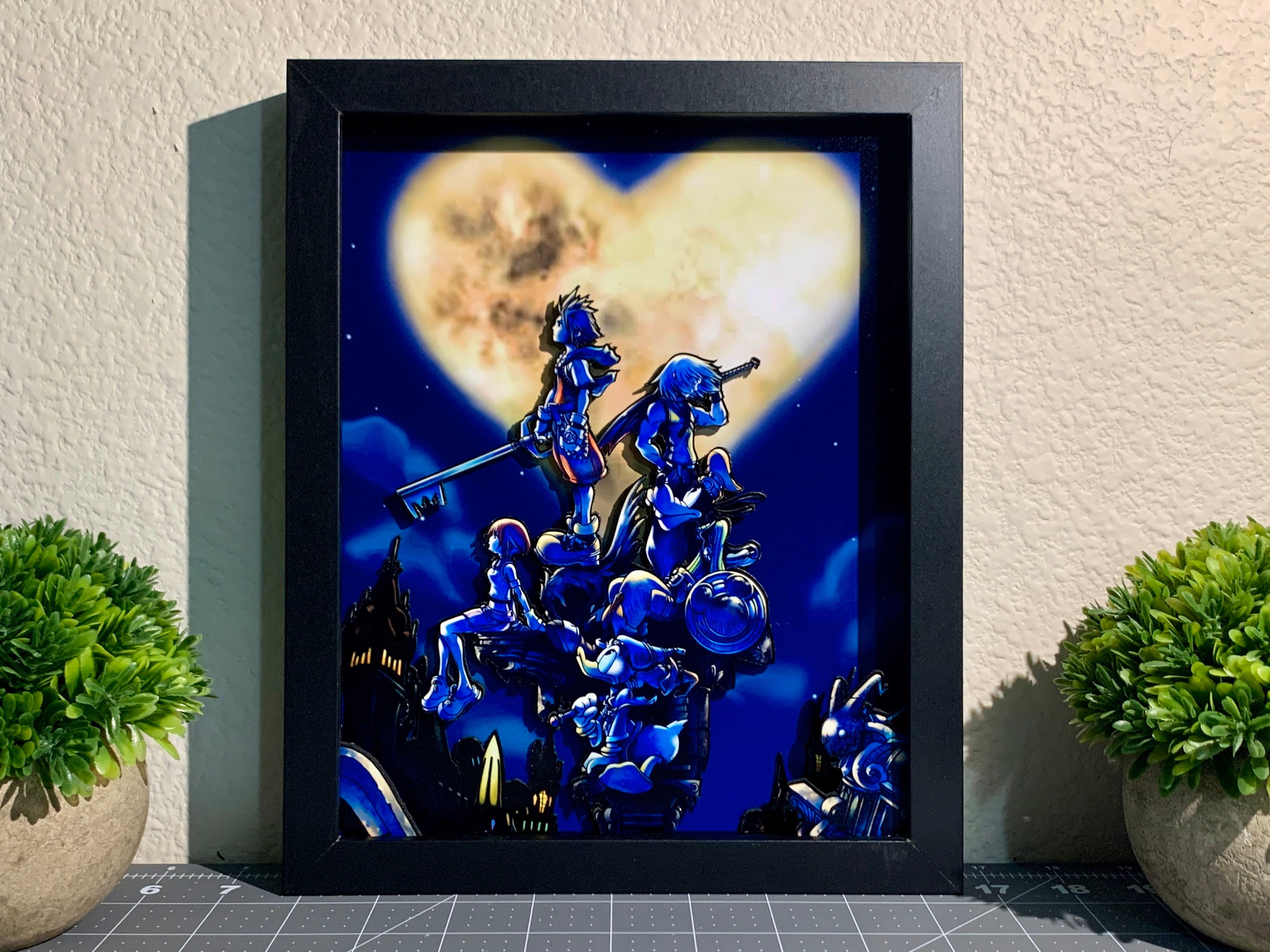 Kingdom Hearts Shadow Box - Etsy