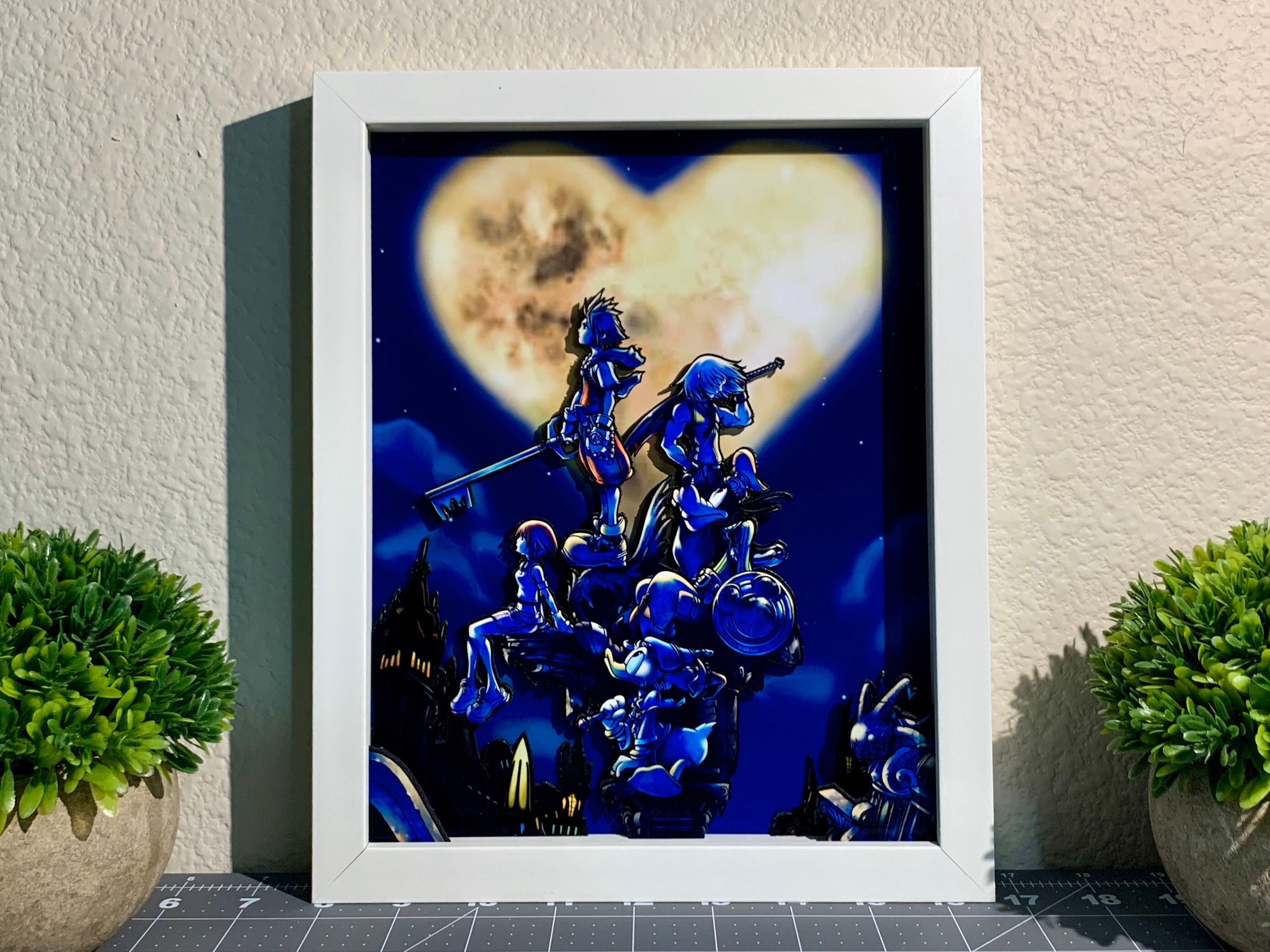 Kingdom Hearts Shadow Box | Etsy