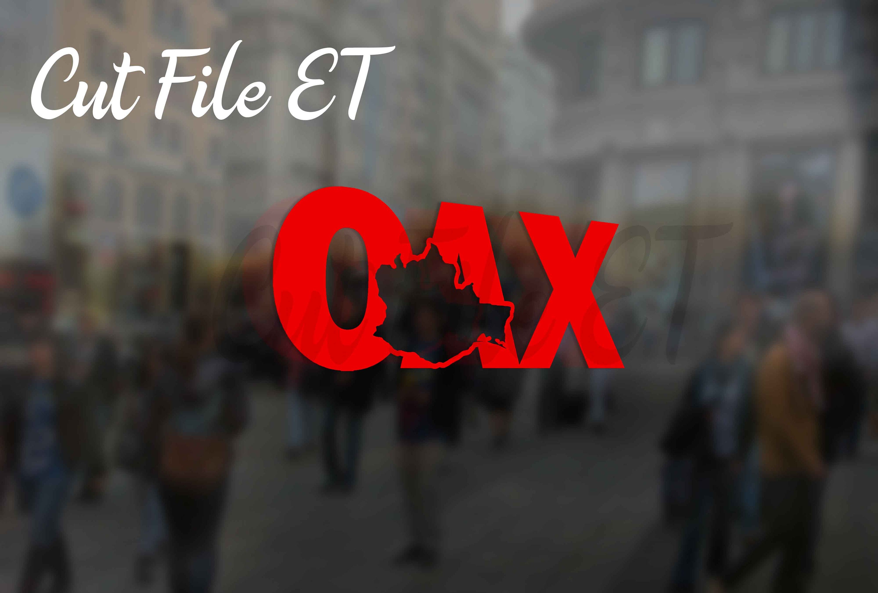 Digital File, Silhouette, File to Cut, Decals, OAX, Oaxaca, Mexican ...