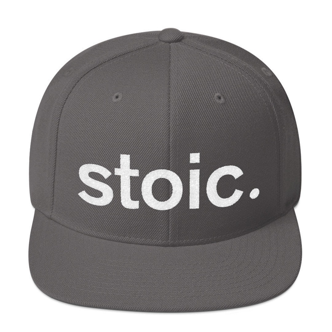 Minimal Stoic Snapback Hat | Stoicism Philosophy - Etsy