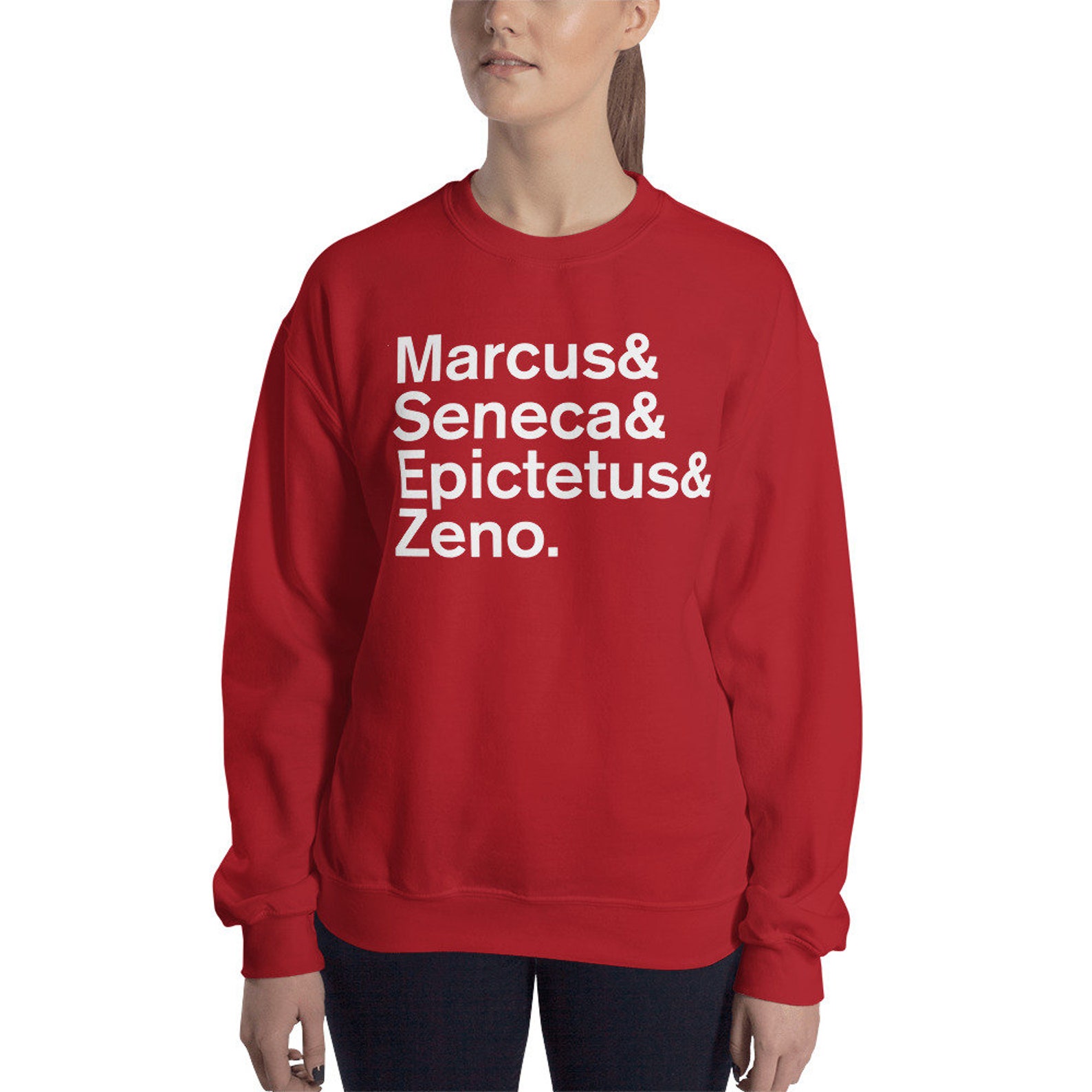 Stoic | Stoicism Philosophers Womens Sweatshirt | Marcus Aurelius ...