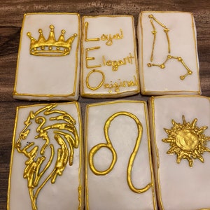 Leo Zodiac Constellation Cookies | Dairy Free | Vegan - Etsy