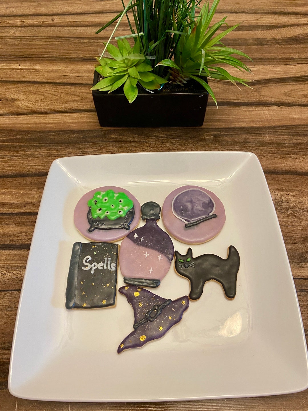 Vegan Witchy Vibe Cookies | Dairy-free Cookies | Halloween Cookies ...