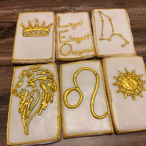 Leo Zodiac Constellation Cookies | Dairy Free | Vegan - Etsy