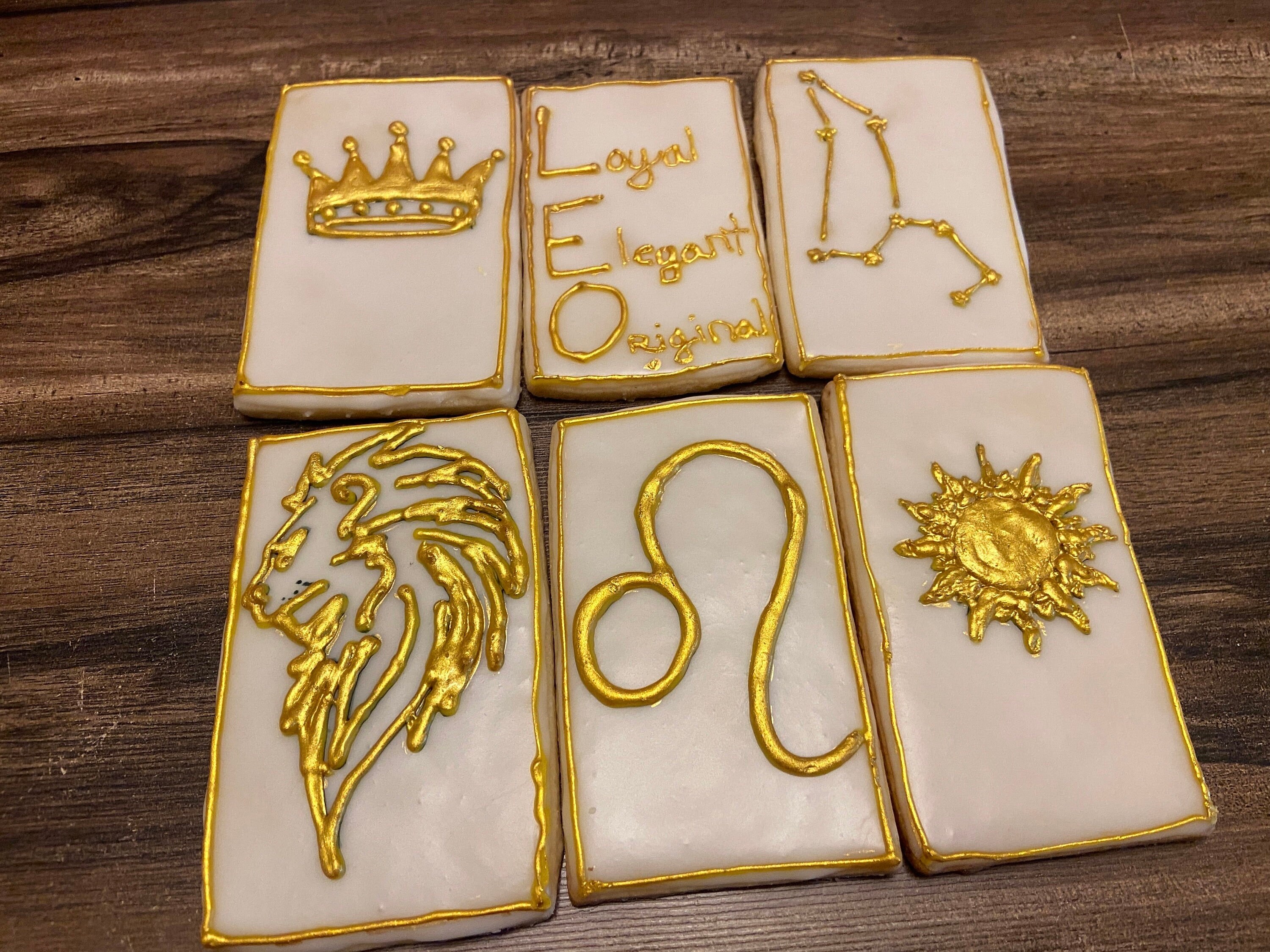 Leo Zodiac Constellation Cookies | Dairy Free | Vegan - Etsy