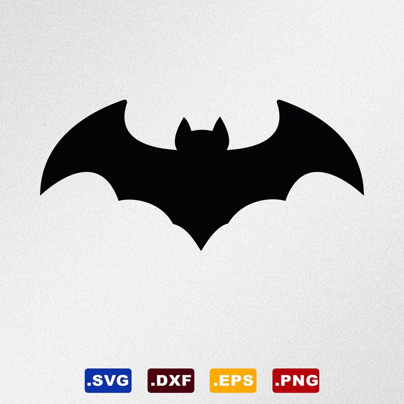 Halloween Bat Svg Dxf Eps Vector Files for Cricut - Etsy