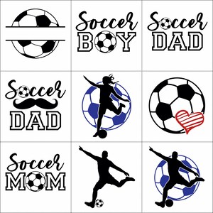 Sports Bundle Svg, Dxf, Eps Vector Files for Cricut, Silhouette ...
