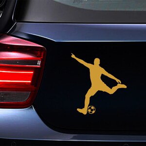 Soccer Player Vinyl Decal Sticker - Etsy
