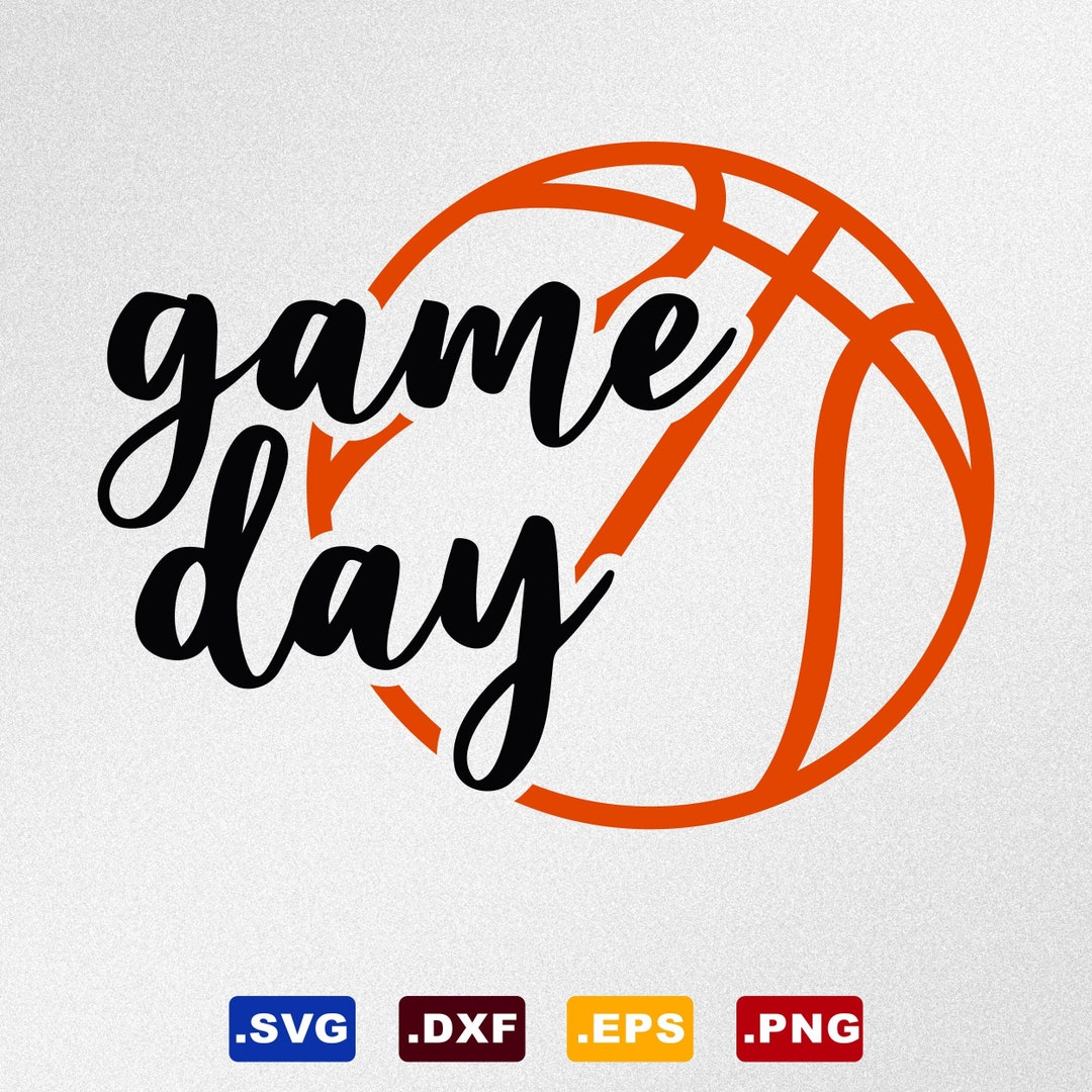 Game Day Basketball SVG: Cricut & Silhouette Vector Files (digital ...