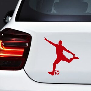 Soccer Player Vinyl Decal Sticker - Etsy