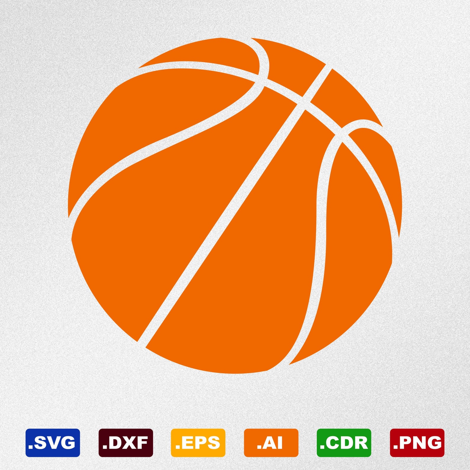 Basketball Svg, Dxf, Eps, Ai, Cdr Vector Files for Silhouette, Cricut ...