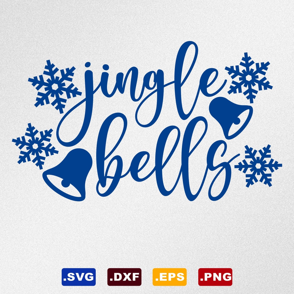 Jingle Bells Christmas Svg Dxf Eps Vector Files for - Etsy