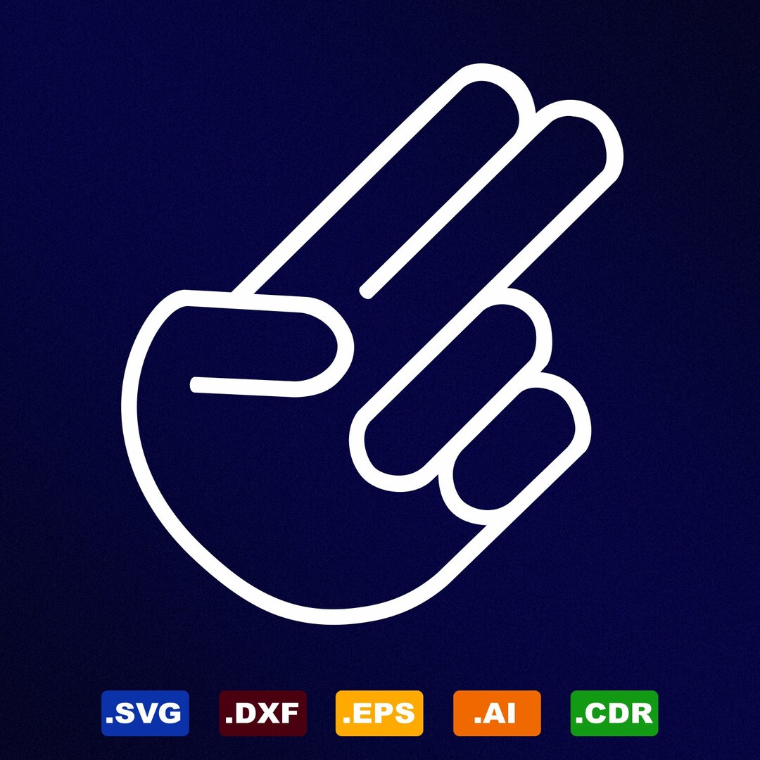Pleaser Hand Svg, Dxf, Eps, Ai, Cdr Vector Files for Silhouette, Cricut ...