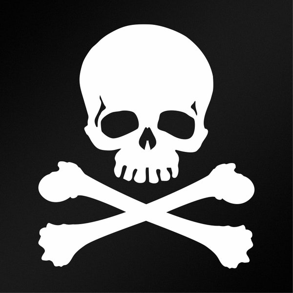 Crossbones Decal - Etsy
