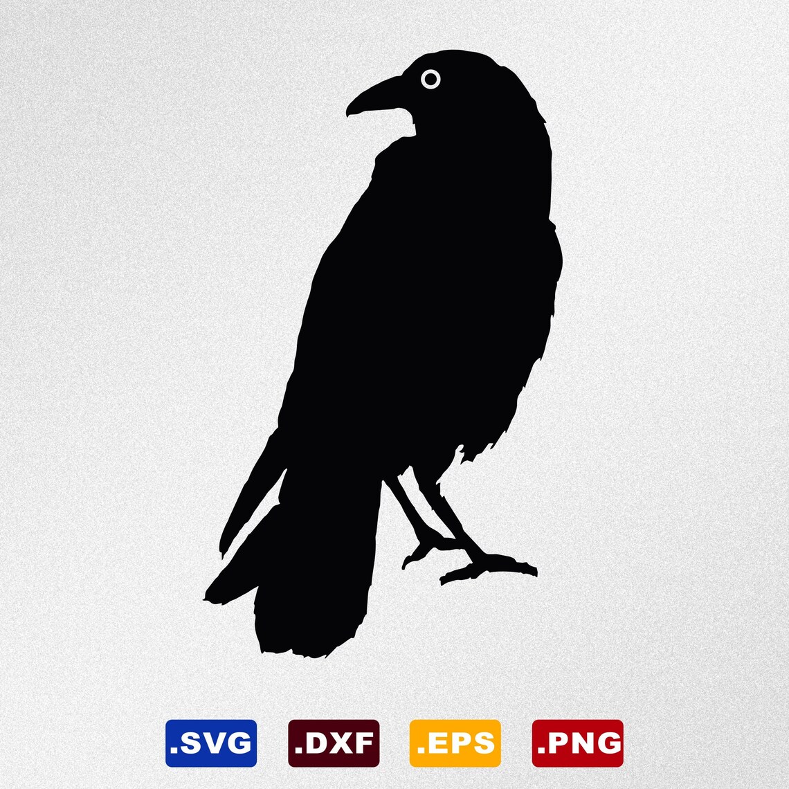 Raven Svg Dxf Eps Vector Files for Silhouette Cricut - Etsy