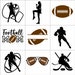 Sports Bundle Svg, Dxf, Eps Vector Files for Cricut, Silhouette ...