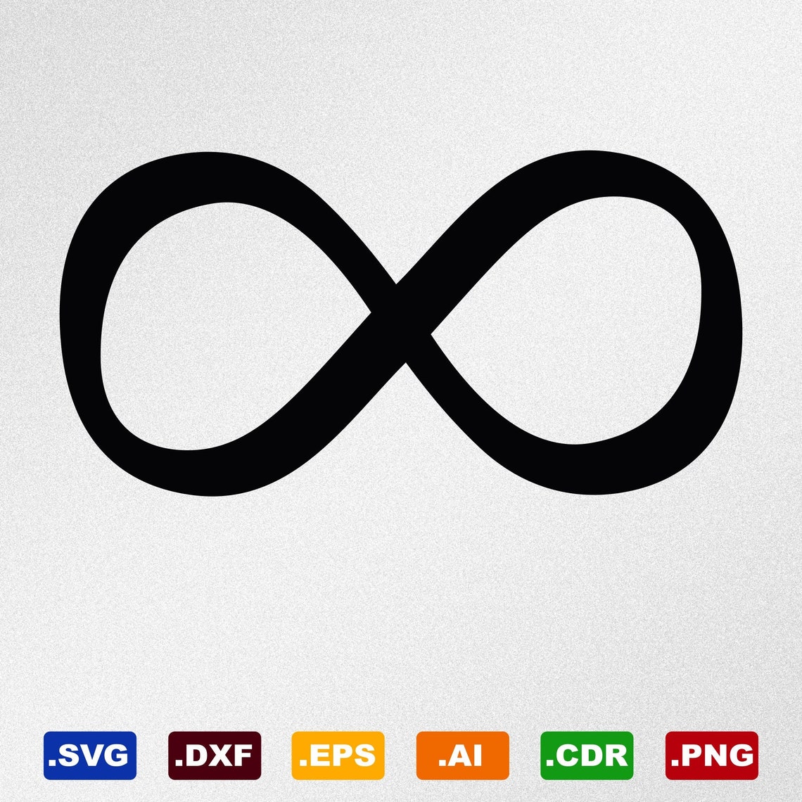 Infinity Symbol Svg Dxf Eps Ai Cdr Vector Files for - Etsy