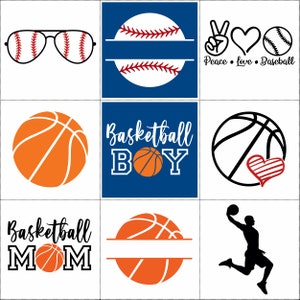Sports Bundle Svg, Dxf, Eps Vector Files for Cricut, Silhouette ...