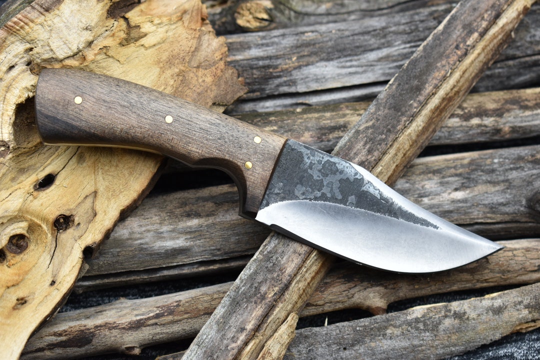 Hand Forge Bushcraft Knife With Sheath, Fixed Blade Custom Knife ...