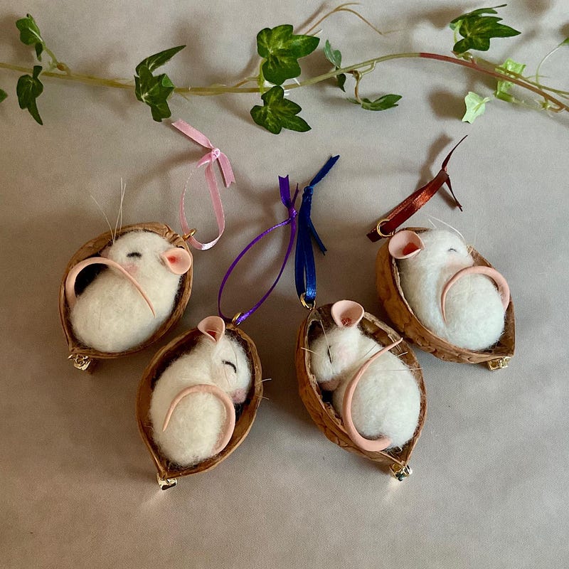 Sleeping Mouse - Etsy