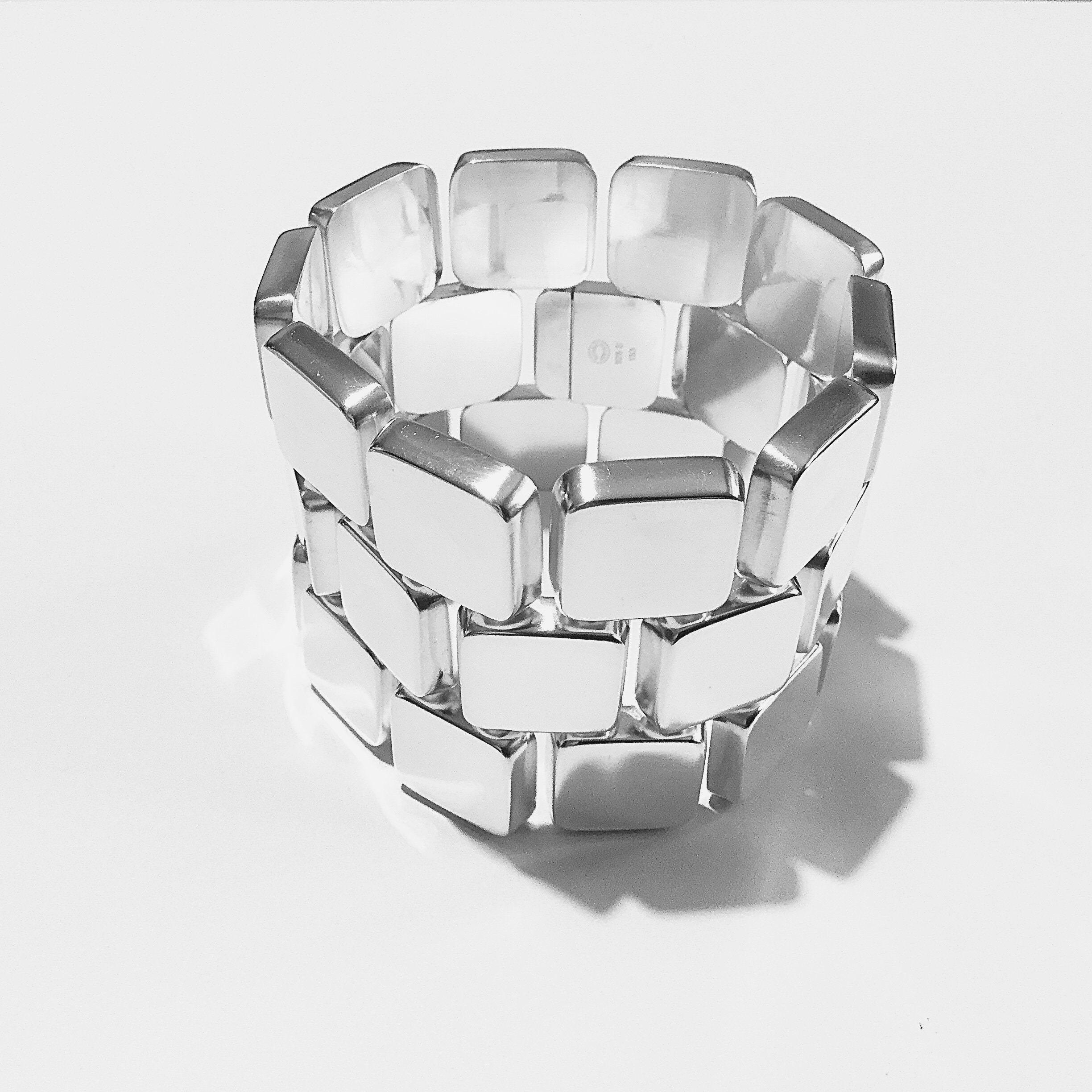 Rare Designed by Astrid Fog for Georg Jensen Heavy Quality Sterling ...