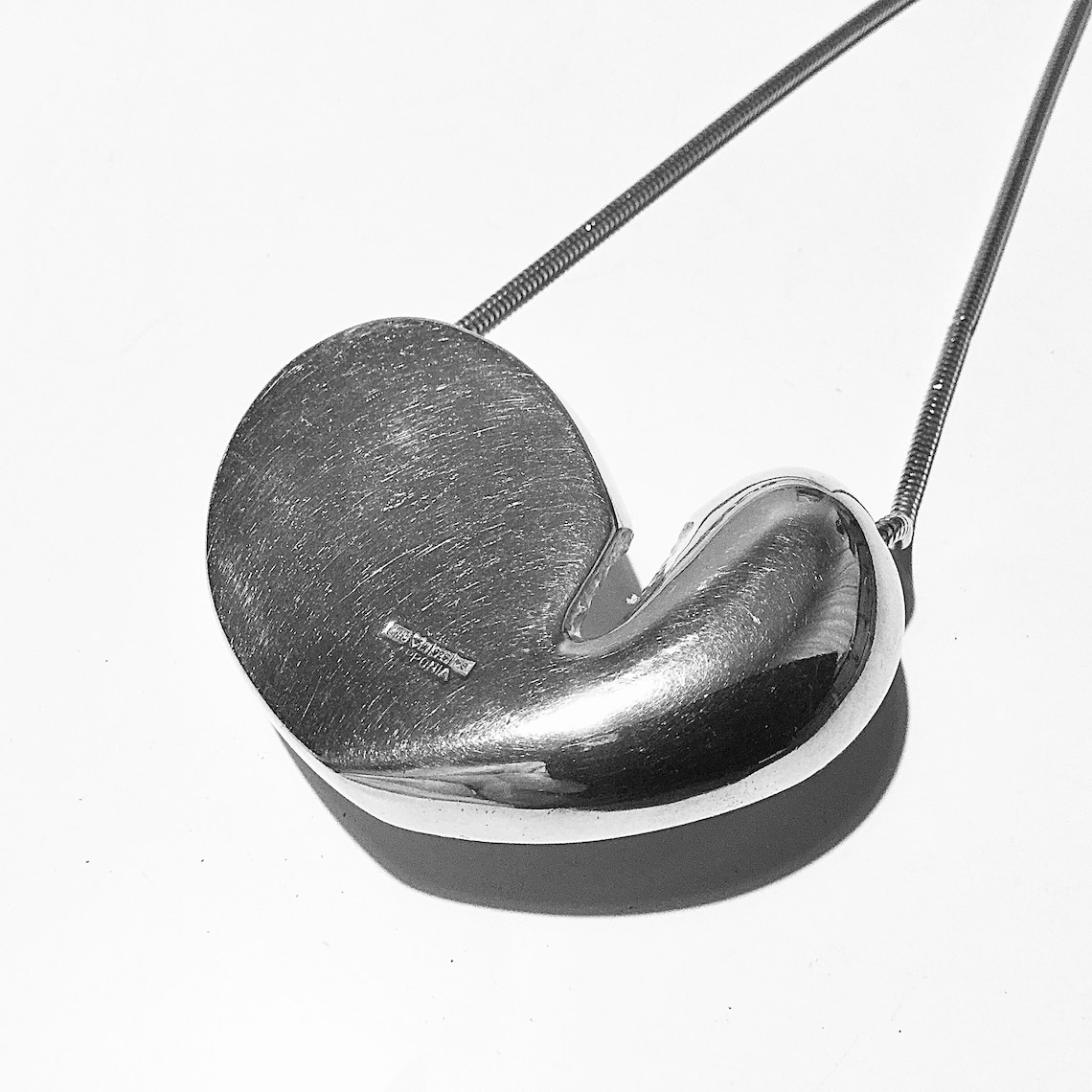 Rare Vintage Poul Havgaard for LAPPONIA WITH LOVE Silver Abstract Heart ...