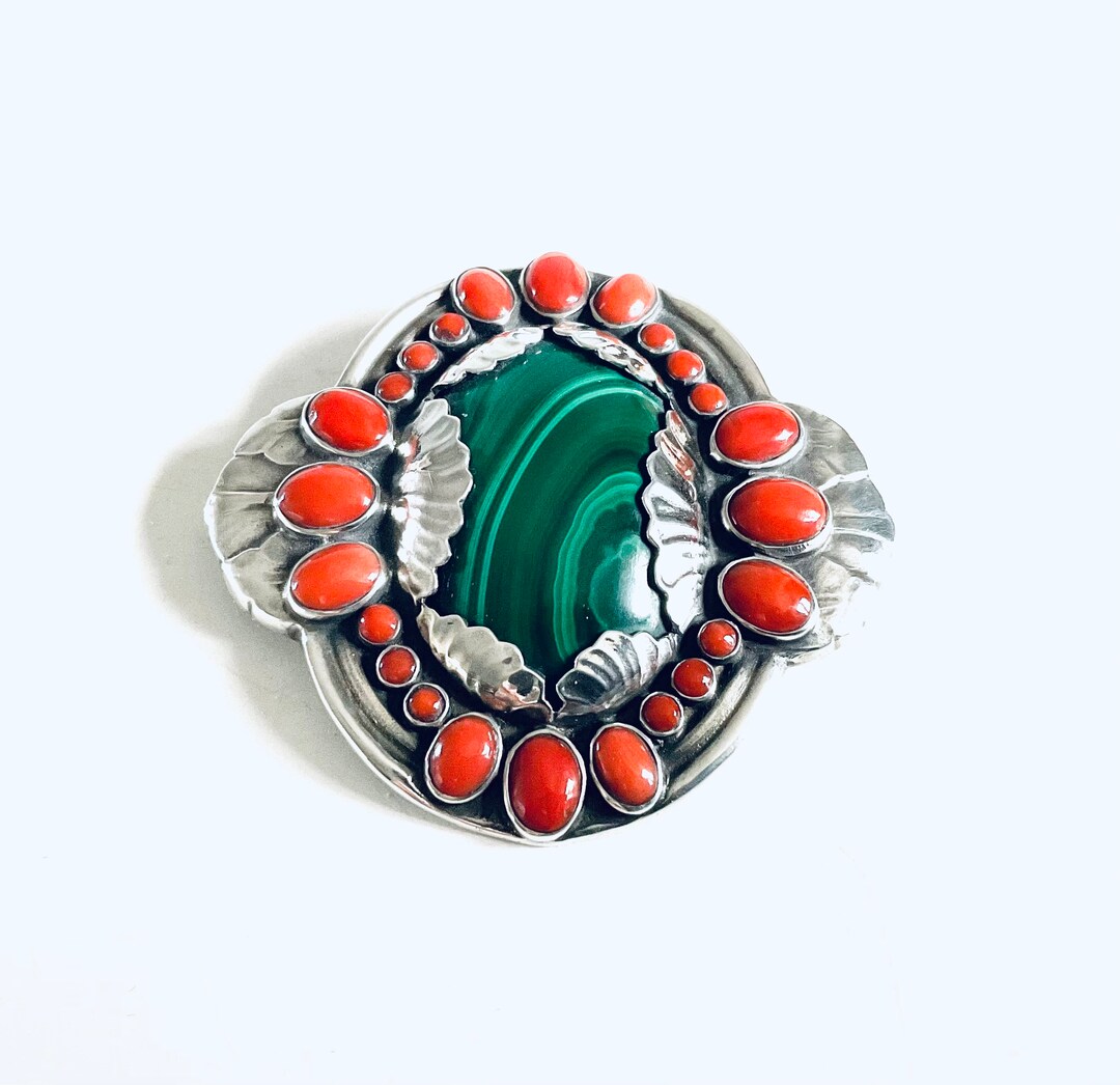 Very Rare Designed and Handmade by Georg Jensen Large Sterling Silver ...