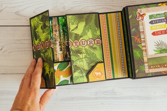 Z00 Scrapbook Album photo Folio TUTORIAL written PDF - Etsy Canada