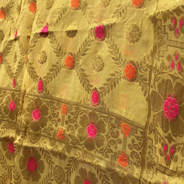 Yellow Dupatta - Etsy