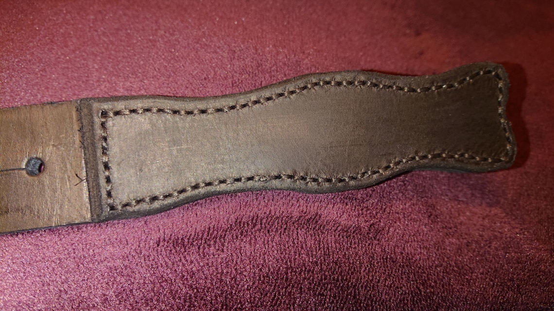 Elegant, Hard Leather Tawse With Two Straps - Leaves Perfect Marks - Etsy