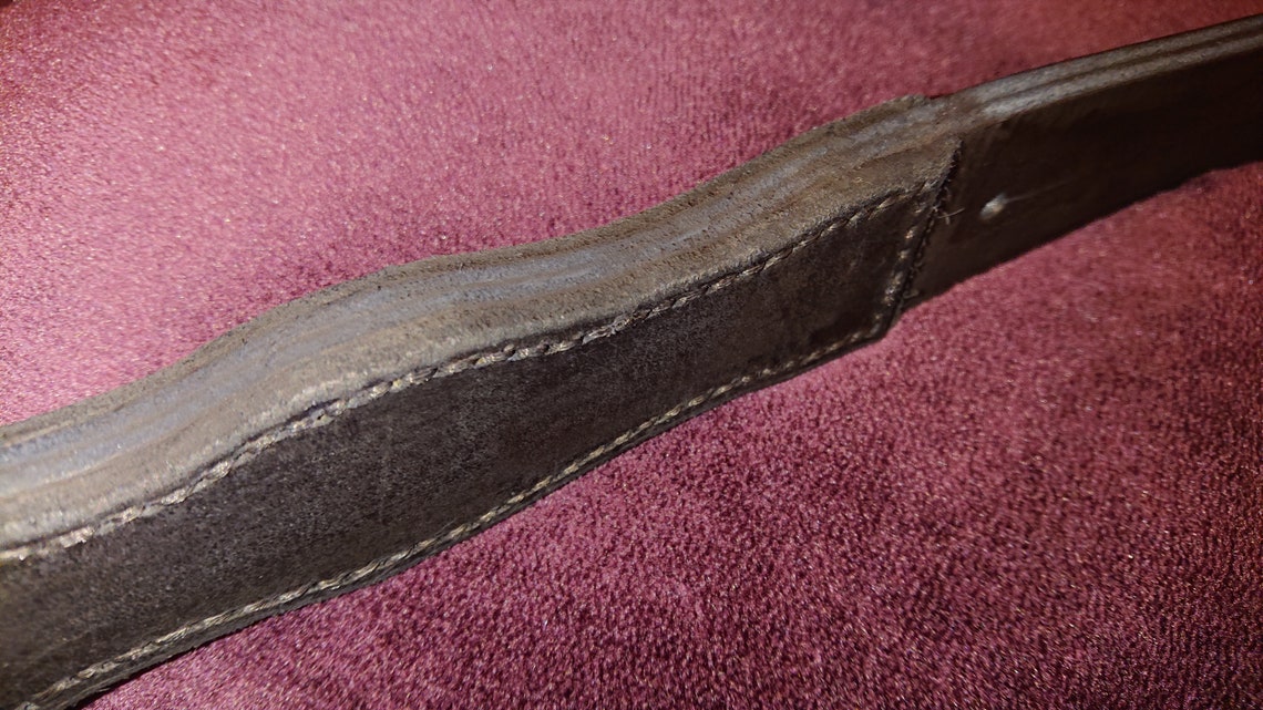 Elegant, Hard Leather Tawse With Two Straps - Leaves Perfect Marks - Etsy