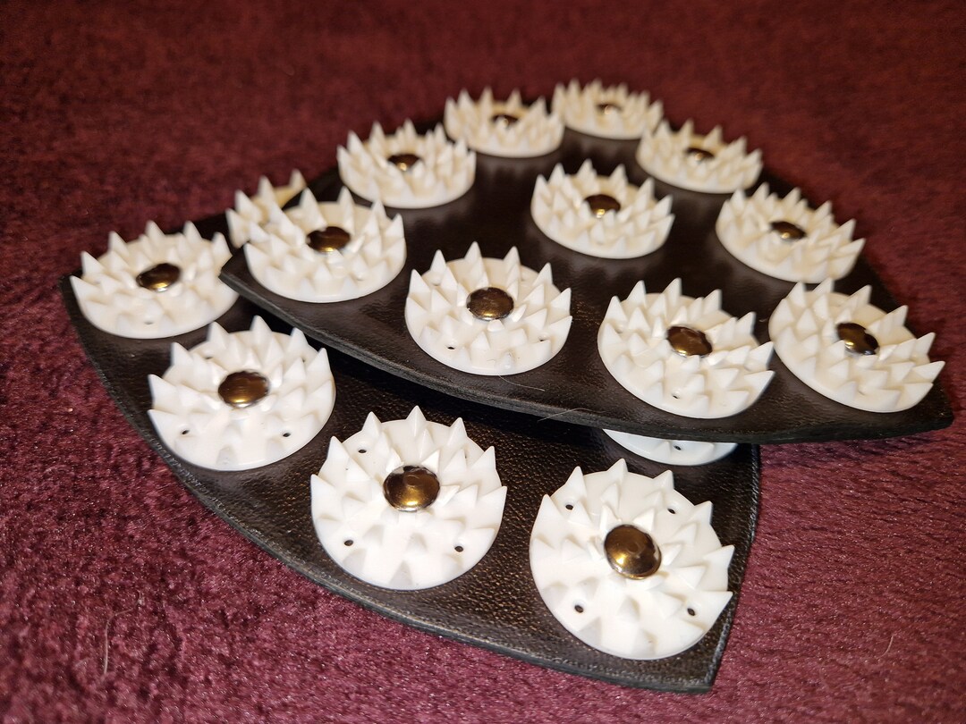 Bra Inserts With Plastic Spikes Made of Luxurious Black Lambskin Nappa ...