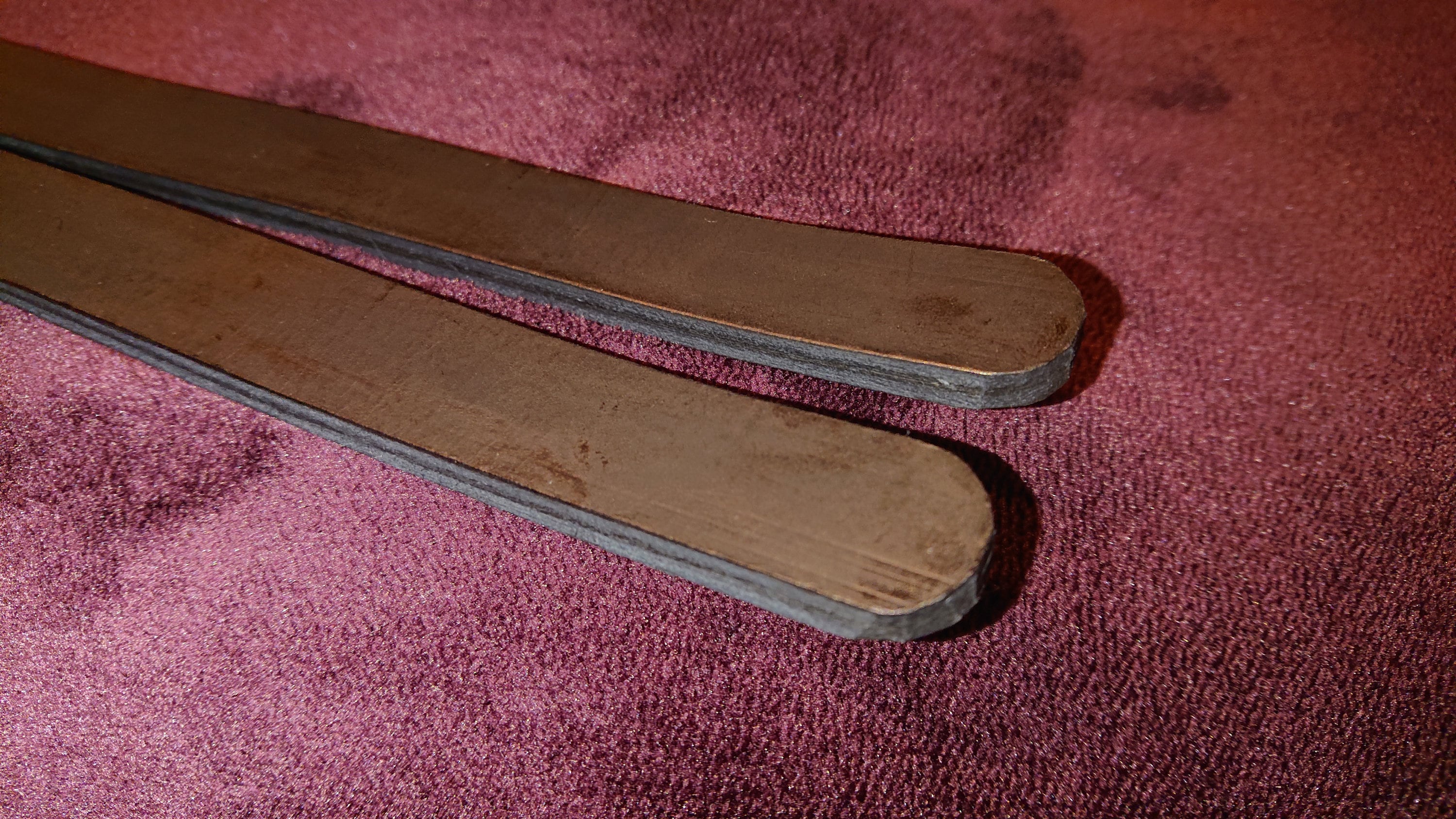 Elegant, Hard Leather Tawse With Two Straps - Leaves Perfect Marks - Etsy