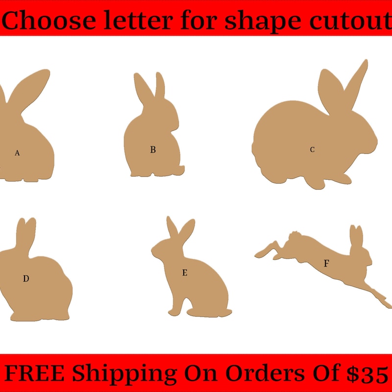 Hare Cutout - Etsy UK