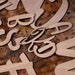 Single Wooden Letter Fonts - Unfinished Birch Plywood 2-30 Inches ...