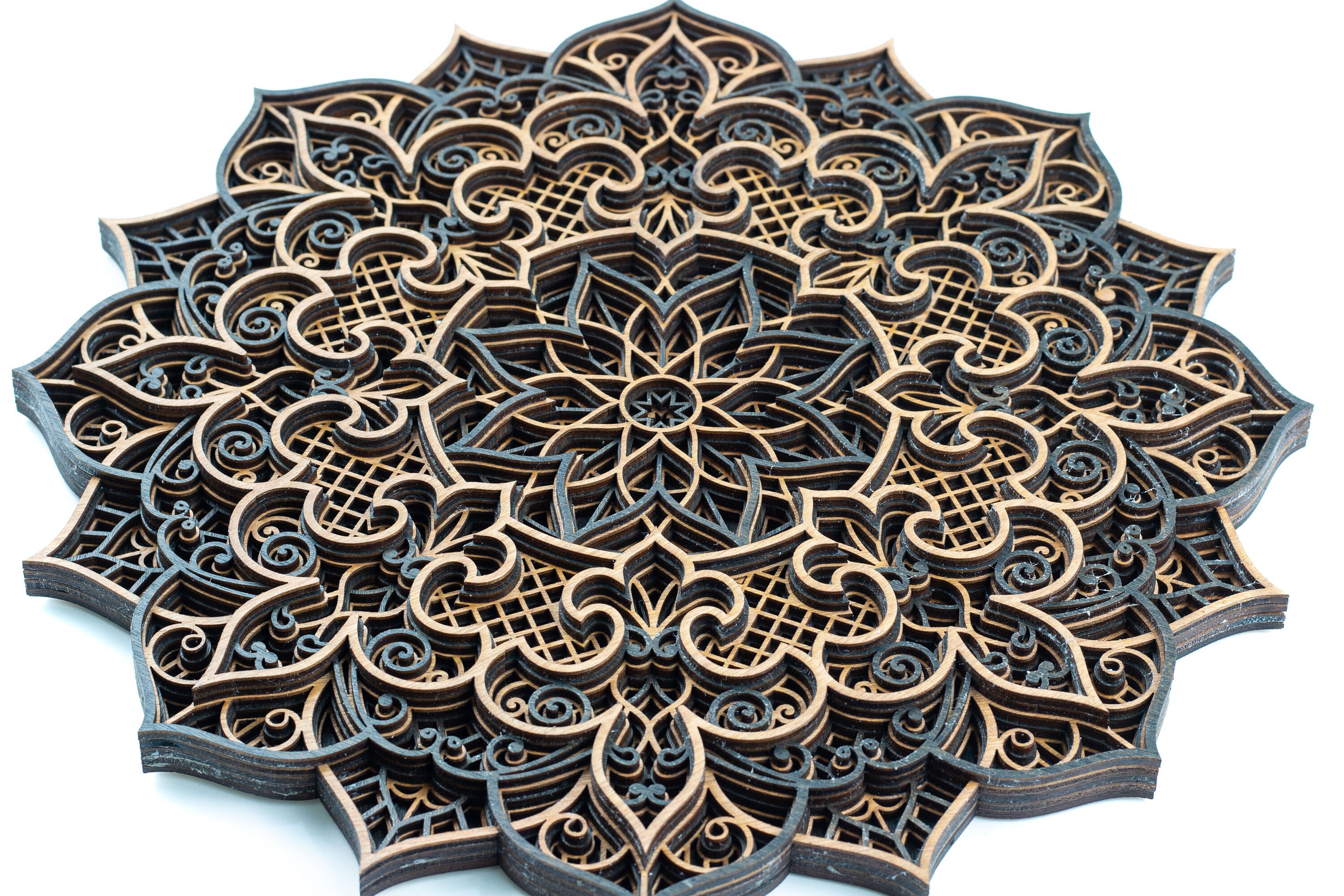Mandala Multilayered Wood Wall Decor, Mandala Wall Decor, Sacred Art ...