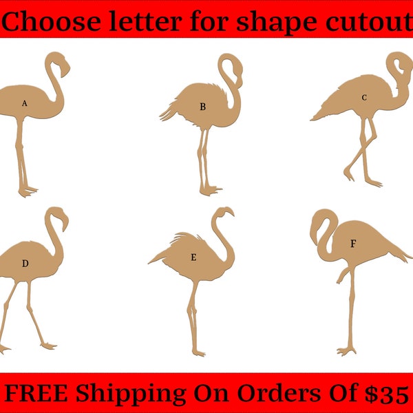 Flamingo Cutout - Etsy