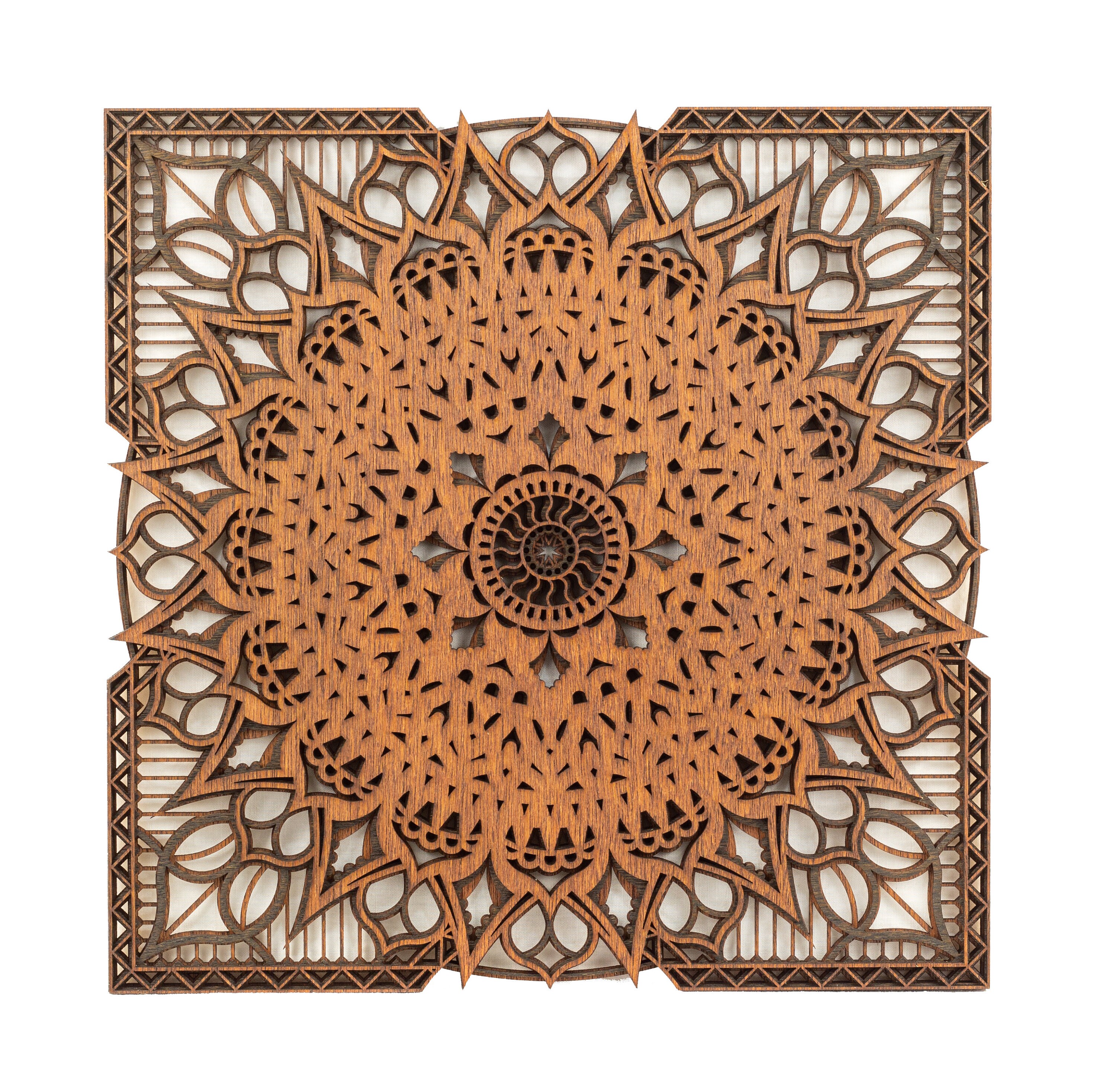 Mandala Three Layered Wall Decor Mandala Wall Decor Sacred - Etsy