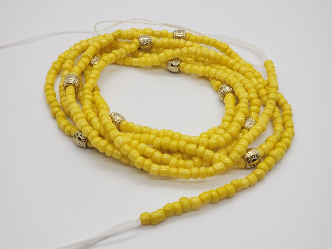 Anyanwụ Tie-on Igbo Waistbeads - Etsy