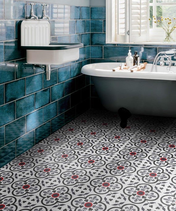 Navy Blue Tile Floor – Flooring Ideas