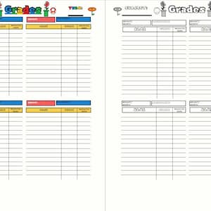 Mario Inspired Themed Assignment Tracker Checklist for Teachers - Etsy