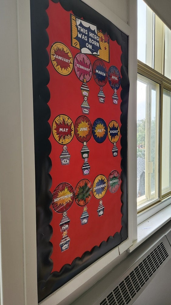 Super Hero Birthday Set for Classroom - Etsy