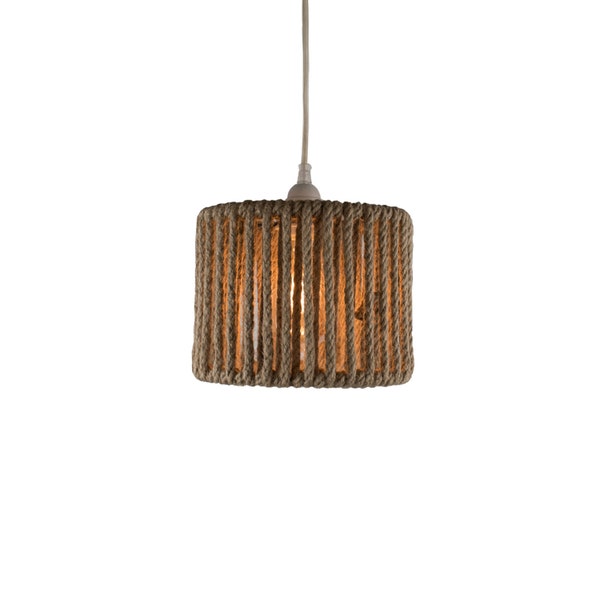 Jute Pendant Light - Etsy