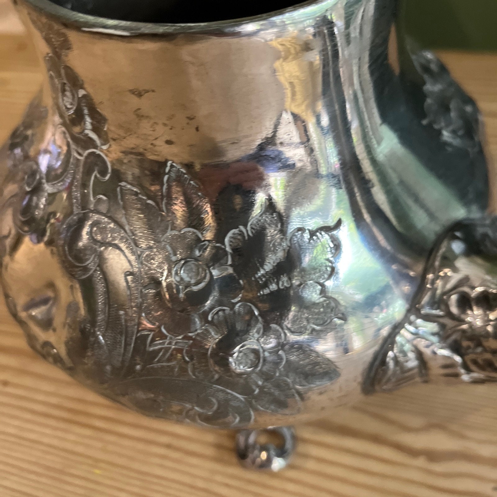 Antique Silver Plate Teapot - Etsy UK