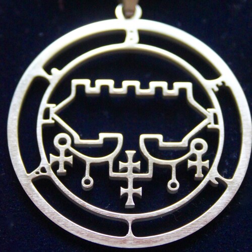 Azazel Sigil Goetia Solomon Demon Seal Pendant Necklace With - Etsy