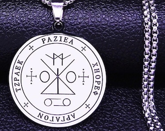 Archangel Raziel Necklace - Etsy