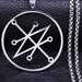 Azazel Sigil Goetia Solomon Demon Seal Pendant Necklace With - Etsy UK