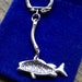 Largemouth Bass Pewter Keyring With Gift Pouch - Etsy