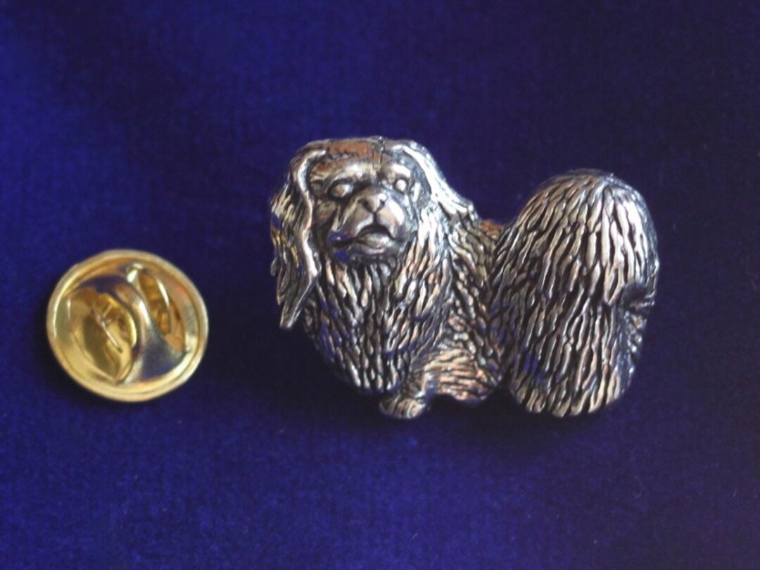 Pekingese Dog Pewter Lapel Pin Badge With Gift Pouch - Etsy